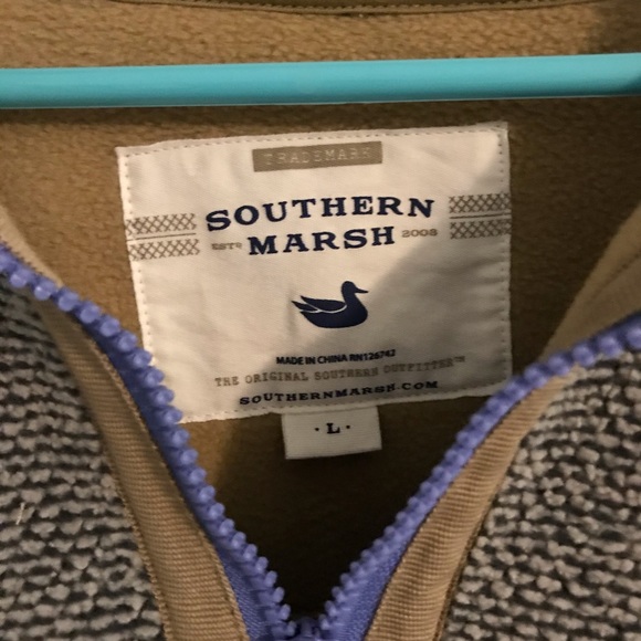 Southern Marsh | Jackets & Coats | Gray Fleece Pullover Unisex | Poshmark